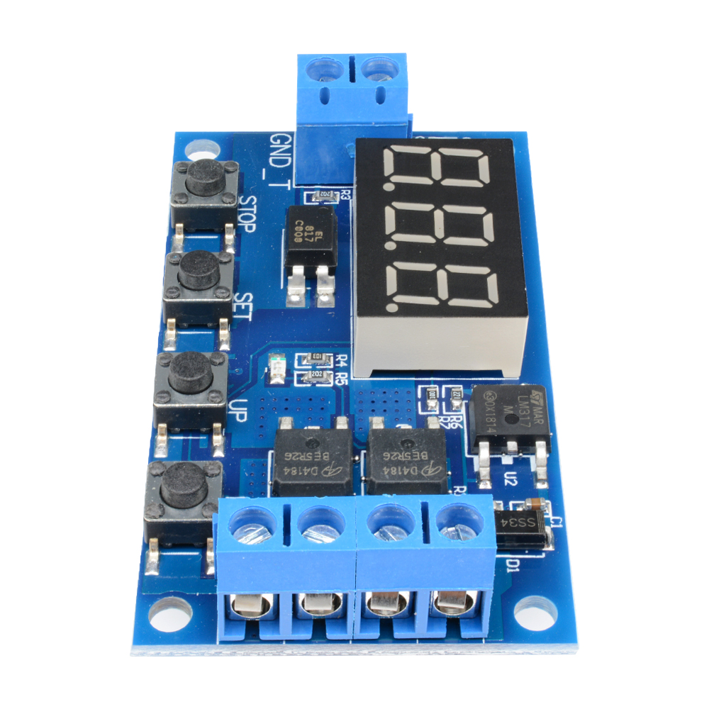 Delay Timers x 3pcs Digital Programmable With LED 12/24v DC 15A PCB SC ...