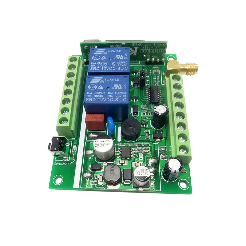 Remote Control Transmitter / Receiver 2 Channel Garage Door with 2 x R ...